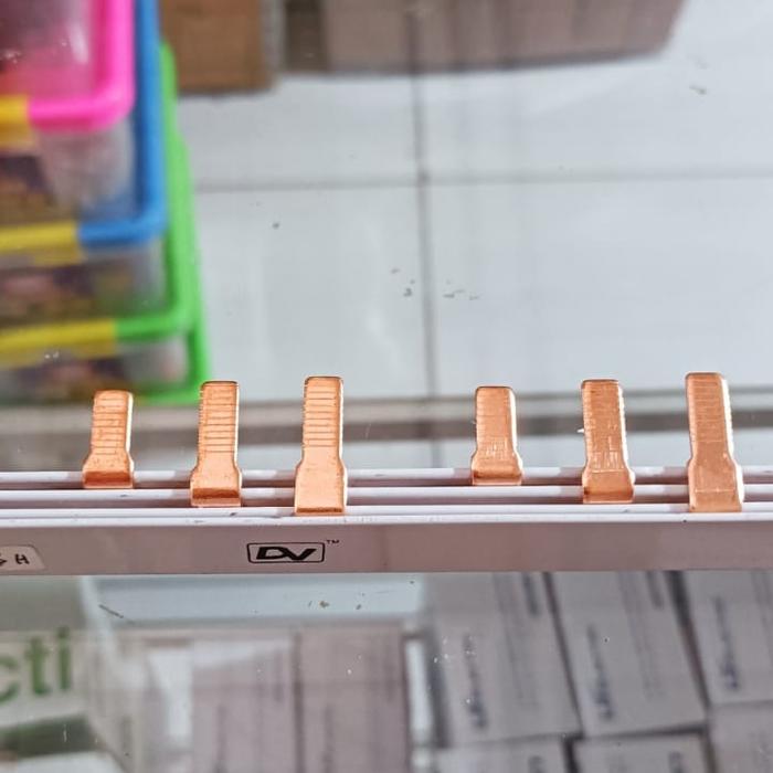Jual BUSBAR SISIR MCB 3 PHASE 63A ASLI TEMBAGA MURNI PANJANG 50CM - Kab ...