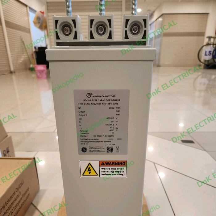 Jual Kapasitor/Capasitor/Capacitor Bank 30kvar 400V/32kvar 415V NOKIAN SL1D - Jakarta Barat ...