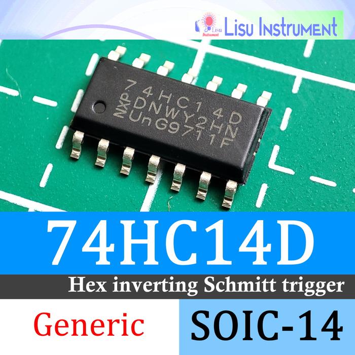 Jual SN74HC14DR 74HC14D 74HC14 SOP14 Hex Inverting Schmitt Trigger - Nexperia - Kota Depok ...