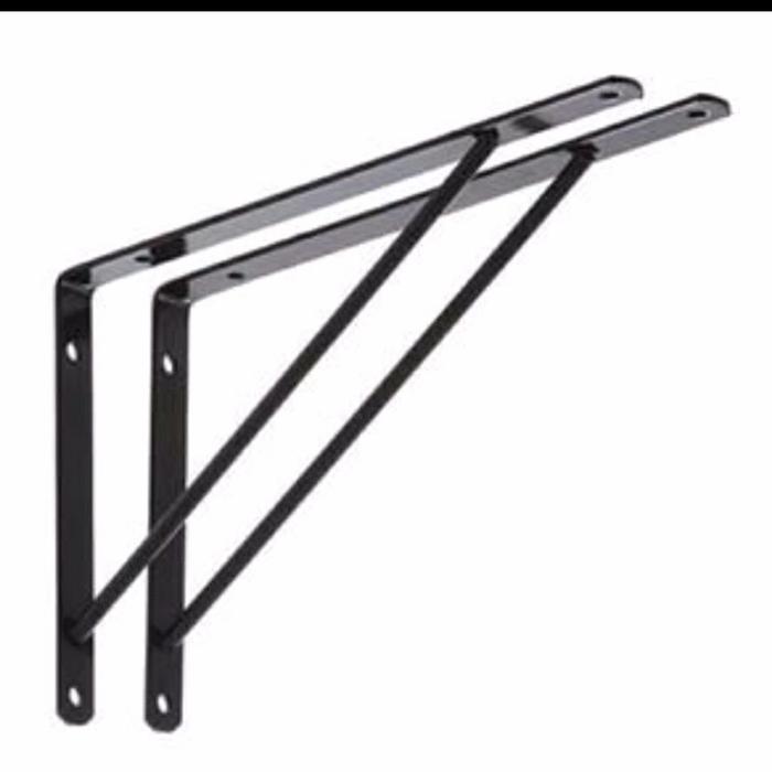 Jual siku rak dinding besi 30cm breket rak ambalan dinding - Kab. Kudus ...