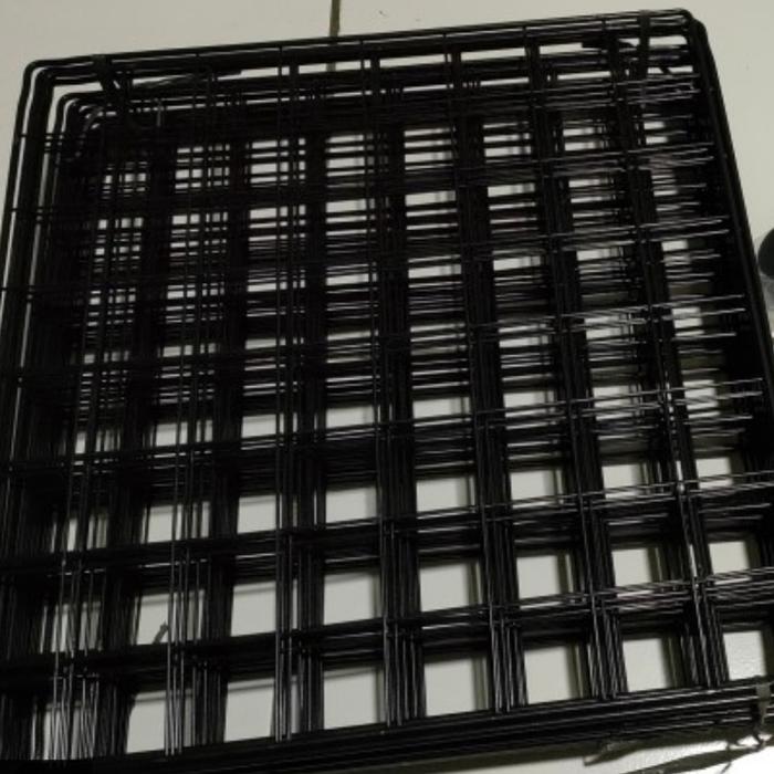 Jual cage grid pet fence black 35x35cm pagar kandang fence cage 2 ...