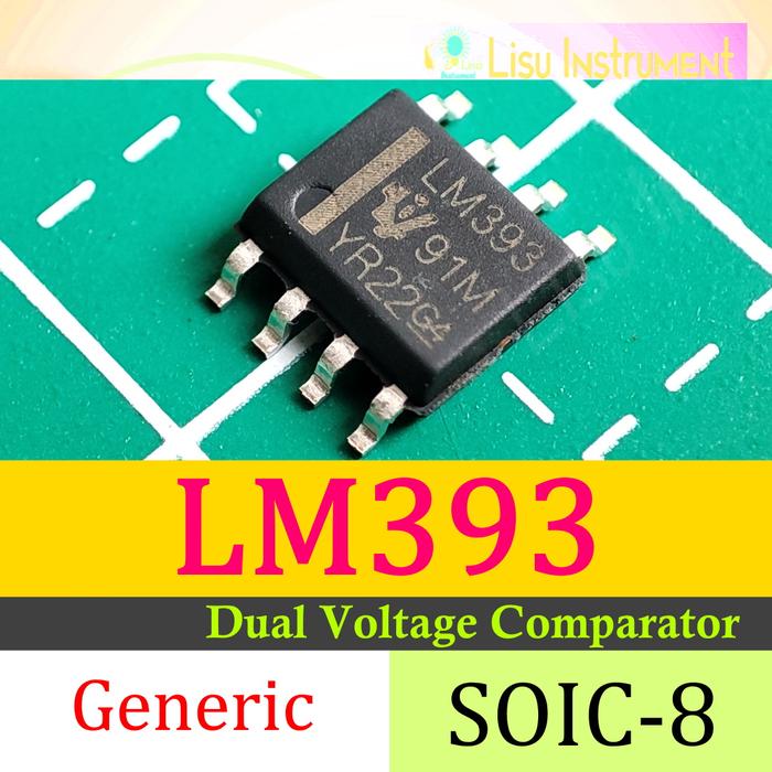 Jual LM393 Dual Differential Comparator LM393D LM393DR SOIC8 - Texas Instrumen - Kota Depok ...