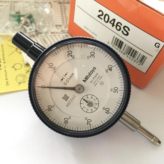 Jual MITUTOYO Dial indicator 10/0.01 MM 2046S Original JAPAN - Jakarta ...