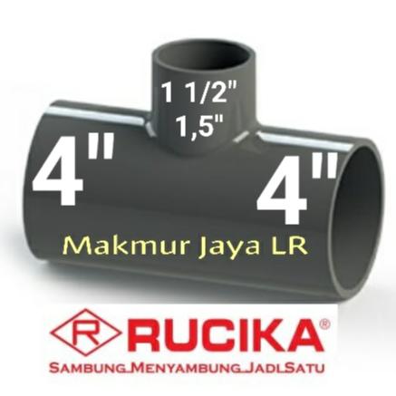 Jual Reducer Tee 4 x 1 1/2 inch PVC Verlop 4" x 1,5 Reducing T 4 x 11/2 ...