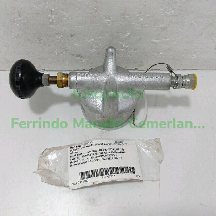Jual Martin Decker MD Totco Fluid Hand Pump PN. 212450-101 - Jakarta ...