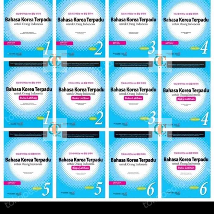 Jual Bahasa Korea Terpadu Untuk Orang Indonesia + Audio 1 2 3 4 5 6 - Kota Tangerang Selatan ...