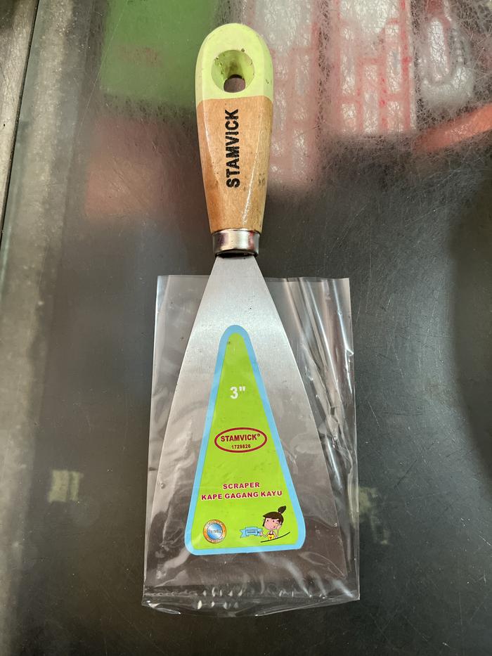Jual Kape Gagang Ukuran 3" / Scrapper / Kape Scraper Kuat / STAMVICK ...