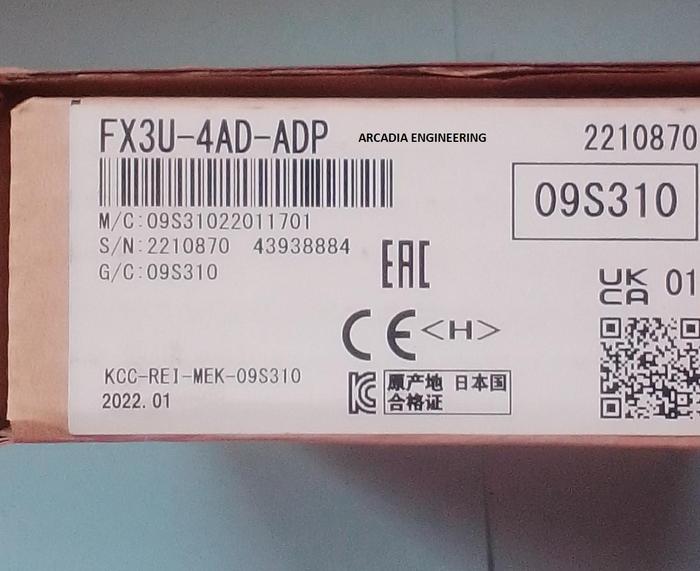 Jual PLC Mitsubishi FX3U-4AD-ADP FX3U 4AD ADP Analog Input Module ...
