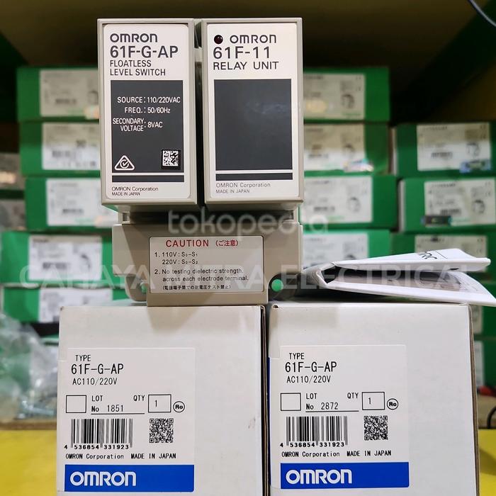 Jual WLC OMRON 61F-G-AP / 61F-11 FLOATLESS LEVEL SWITCH RELAY NEW ...