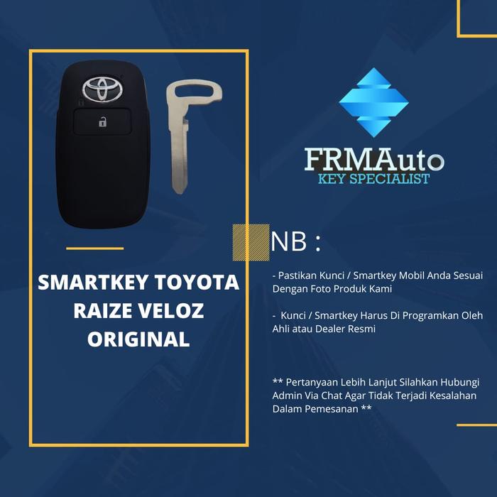 Jual Remote Smartkey Toyota Raize All New Veloz Original - Jakarta ...