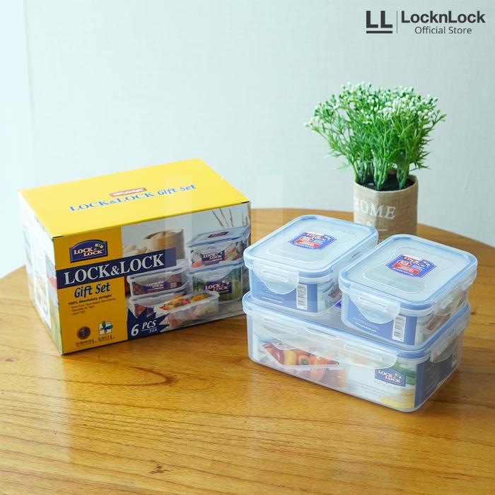 Jual Locknlock Gift Set Tempat Makan Isi 3pcs Hpl817r03 Di Seller Shin ...