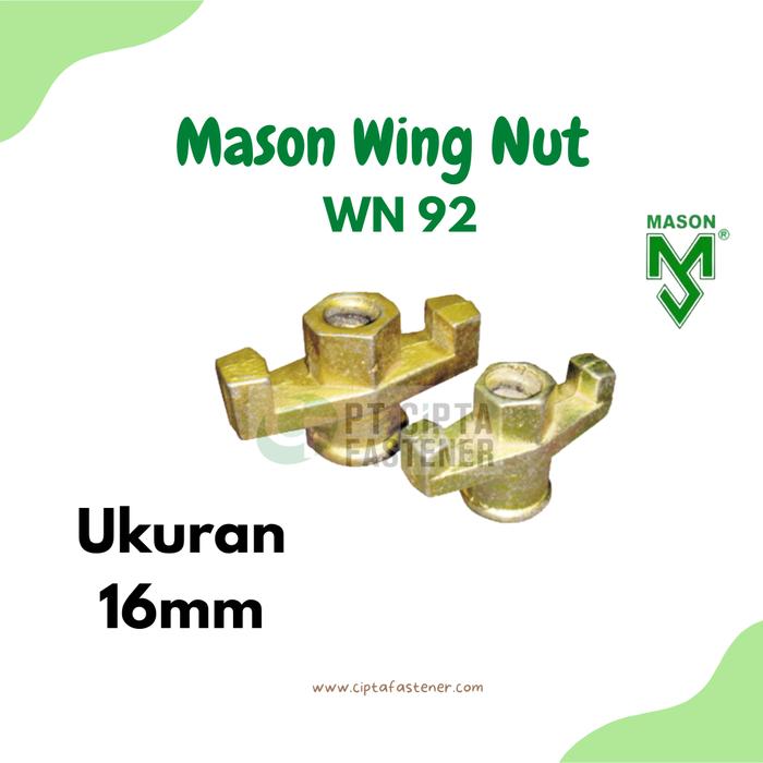 Jual Tie Nut/ Wing Nut WN 92/Aksesoris Bekisting - Jakarta Pusat ...