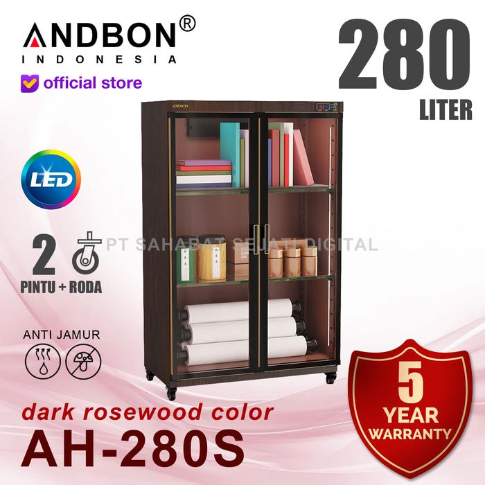 Jual Dry Box Dry Cabinet ANDBON AH-280S Digital Drycabinet AH280 liter ...