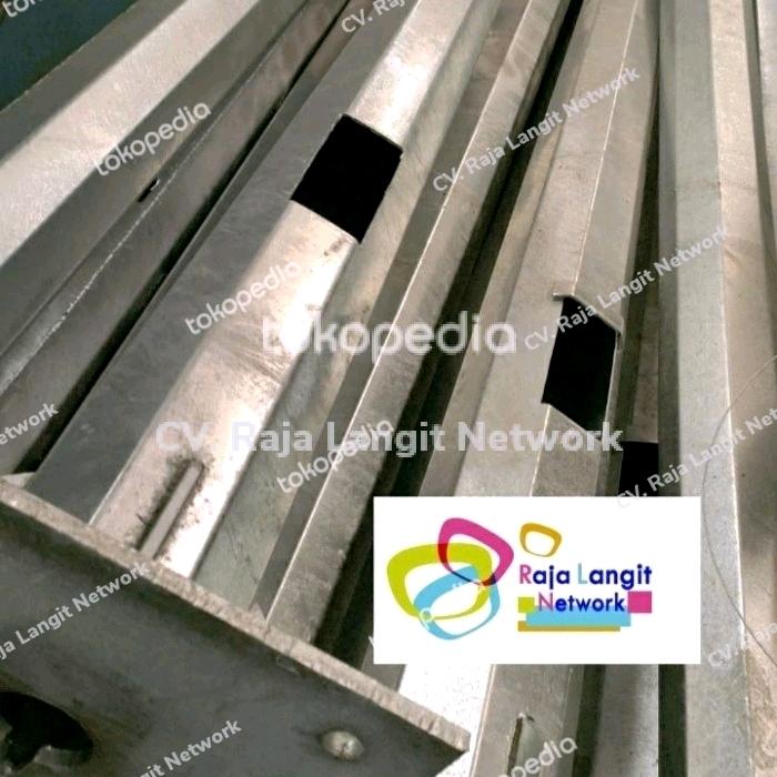 Jual Monopole tiang PJU atau PJR tiang listrik galvanis custom spec ...
