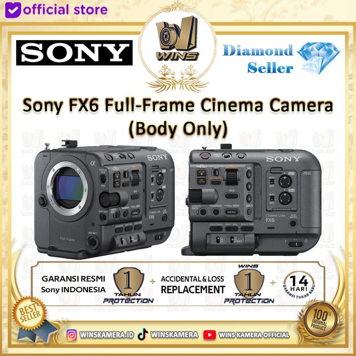 Promo Sony FX6 Full-Frame Cinema Camera (Body Only) - Garansi Resmi Sony Cicil 0% 3x - Jakarta ...