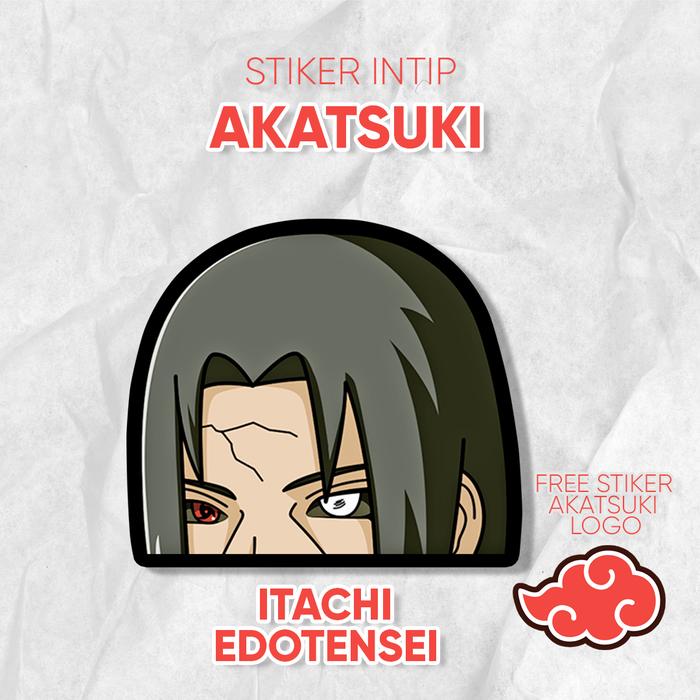 Jual Stiker Intip Akatsuki Anime Naruto / Sticker Waterproof - Itachi ...