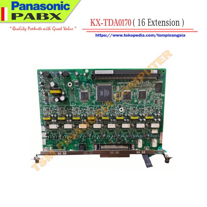 Jual Card Pabx Panasonic KX-TDA0170 Card 16 Extension KX-TDA 0170 ...
