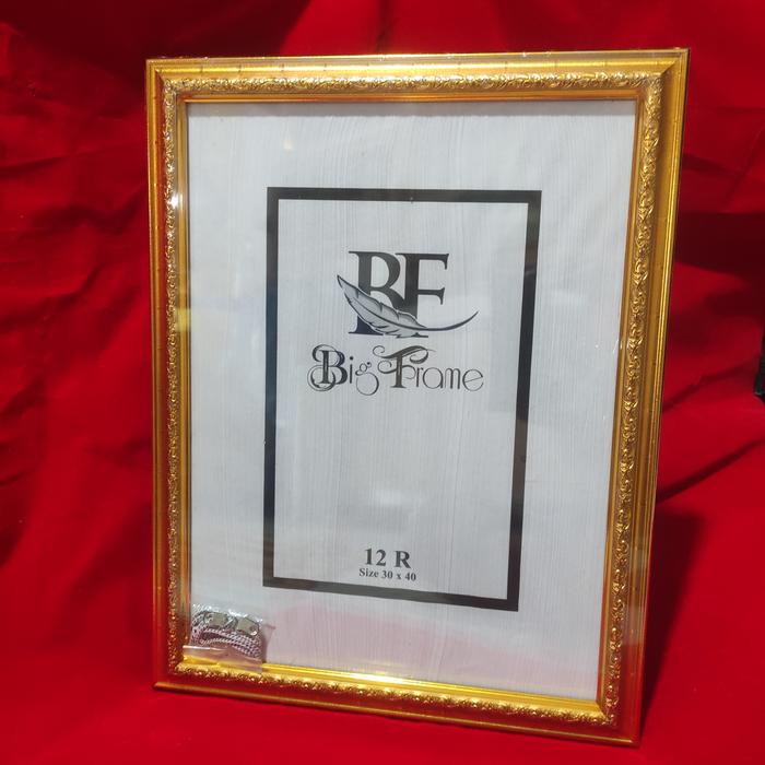 Jual Bingkai frame figura foto 12r 17r 30x40 ukir - Emas - Kota Depok ...