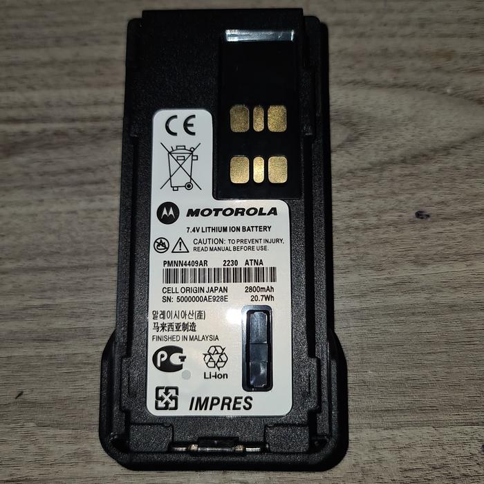 Jual BATRE HT MOTOROLA XiR P6620i PMNN4409A /4407A BATERAI XIR P6600i ...