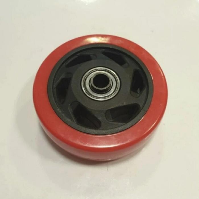 Promo Roda Pu Merah Double Bearing Medium Duty 4 inch Wheel Only ...