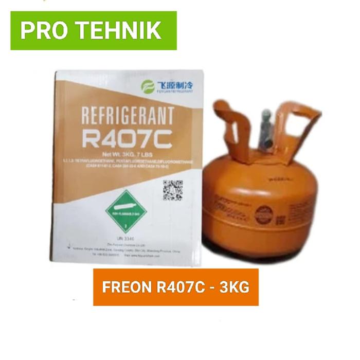Jual FREON R407C MERK REFRIGERANT ISI 3KG - Kota Bekasi - ProTehnik88 | Tokopedia