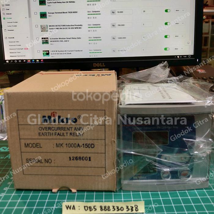 Jual Mikro MK1000A-150D Over Current and Earth Fault Relay Aux 24 ...