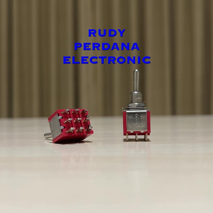 Jual SWITCH TOGGLE SAKLAR TOGLE 9 PIN ON OFF ON 2A 250V 5A 120V KN1-303 ...