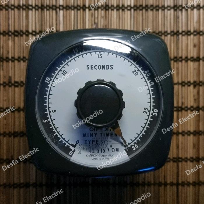 Jual Miny Timer Omron Type SYS 30 Second 220 Vac Original Japan ...