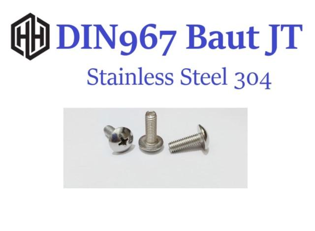 Jual Baut JT M4 x 12 DIN967 Payung Obeng Plus Stainless Steel JT412 - Kota Depok - HiraHana ...