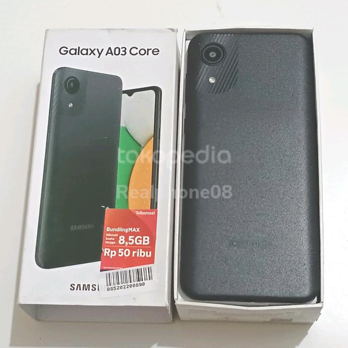 Jual Samsung Galaxy A03 core 2/32Gb second like new fullset acc ori ...