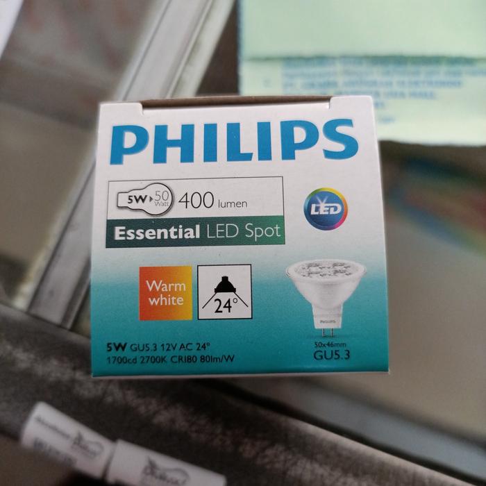 Jual philips led spot Essential ledspot lv lampu mr 5w 2700k 12v - Jakarta Barat - CENTRAL INDAH ...