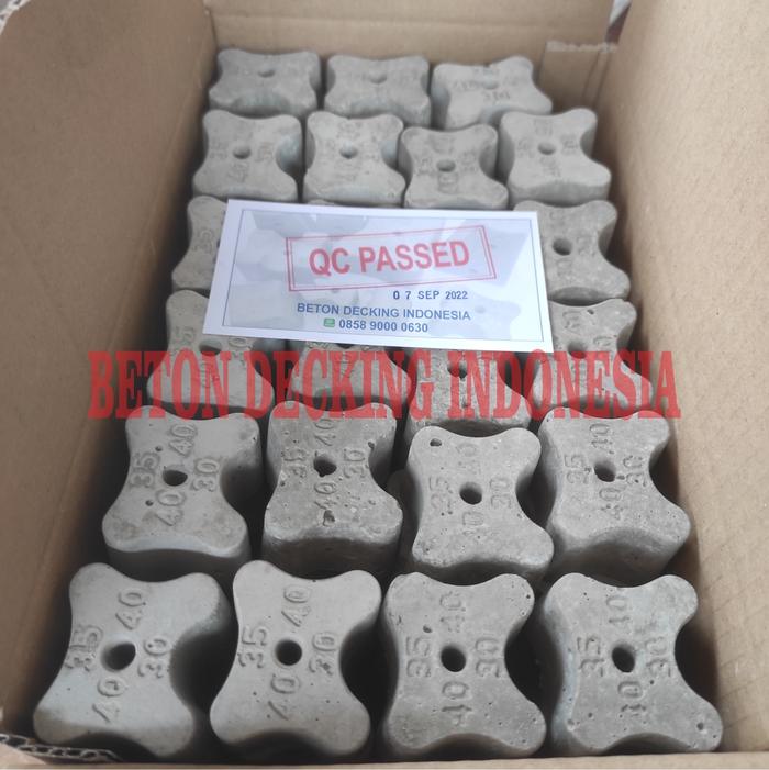 Jual Beton Decking siap pakai 30mm 35mm 40mm - Tahu beton box isi ...