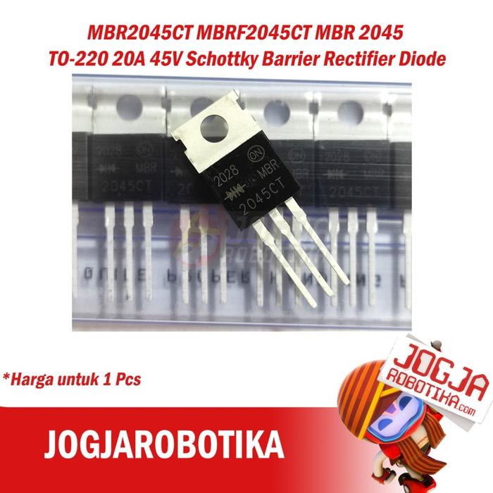 Jual Dioda MBR2045CT MBRF2045CT MBR 2045 TO-220 20A 45V Diode ...