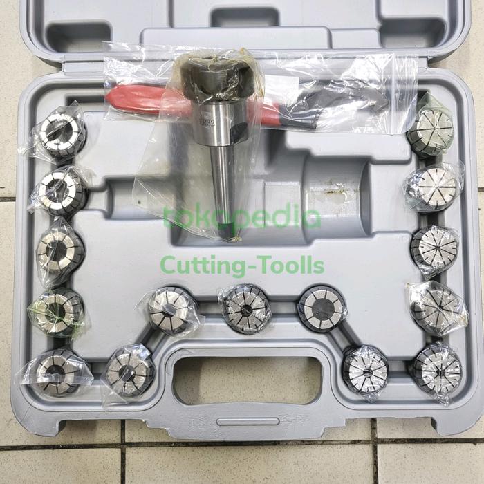 Jual ARBOR SET MTA2 ER32 15PCS COLLET SET MILLING ARBOR MTA2 ARBOR ...