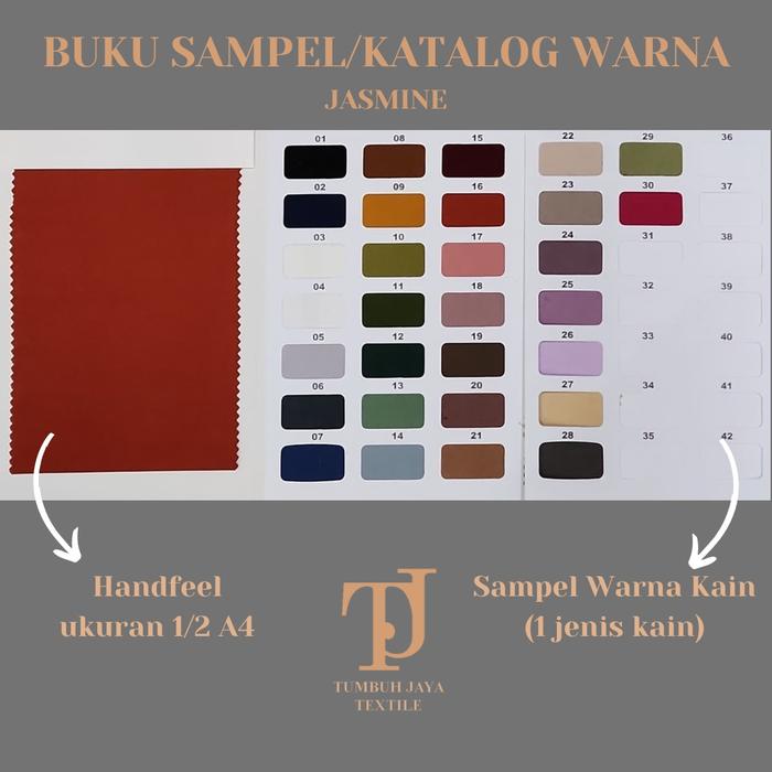 Jual Buku Katalog Warna Kain Jasmine Airflow - Tumbuh Jaya Textile ...
