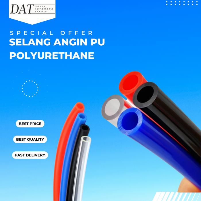 Jual Selang Angin Pu Pneumatic Hose Pu (Polyurethane) Harga Per Meter ...