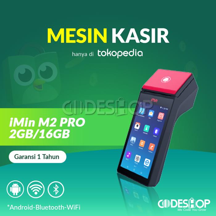 Promo iMin M2 Pro Mesin Kasir POS Portable Android Built In Printer 58 ...