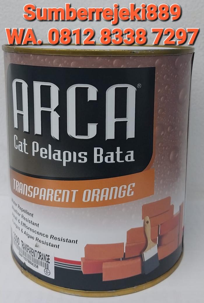 Jual Arca Pelapis batu alam Transparent Orange 0,9lt Khusus Batu bata ...