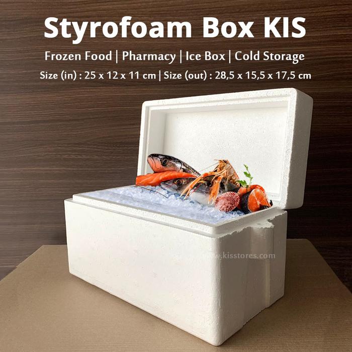 Jual Styrofoam box/sterofoam gabus/stereofoam box kecil kapasitas 3kg ...