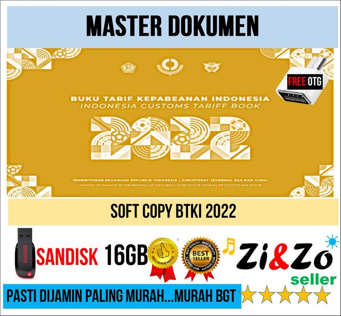 Jual Softcopy PDF : Buku Tarif Kepabeanan Indonesia (BTKI) 2022 - 2027 - Kota Bekasi ...