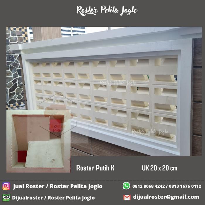 Jual Roster Putih Tipe K/anti tampias/roster motif - Jakarta Barat ...