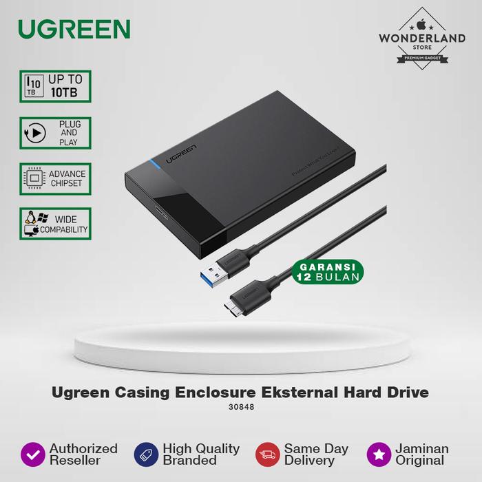 Jual Ugreen Casing Hardisk Eksternal Case 2.5" USB 3.0 Enclosure HDD ...
