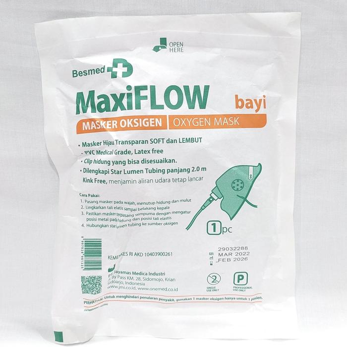 Jual Masker Oksigen Bayi MaxiFlow BESMED - Kota Makassar - Total ...