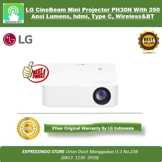 Jual LG CineBeam Mini Projector PH30N With 250 Ansi Lumens, HDMI, Type ...