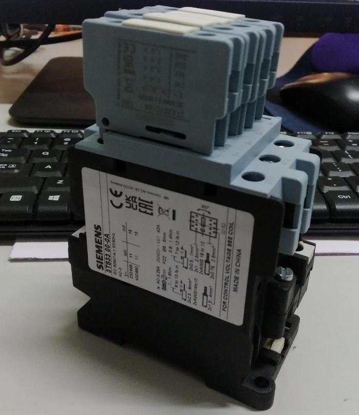 Jual CONTACTOR SIEMENS 3TS33 00-0A + AUX 2NO 2NC EQUIV SIEMENS 3TB43 ...
