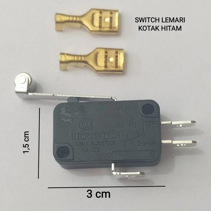 Jual Saklar Lampu Otomatis / Switch Lemari Sliding Kotak Hitam ...