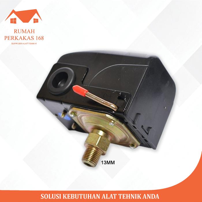 Jual Pressure switch kompresor angin/otomatis 1 way 1/2-15hp - Kota ...