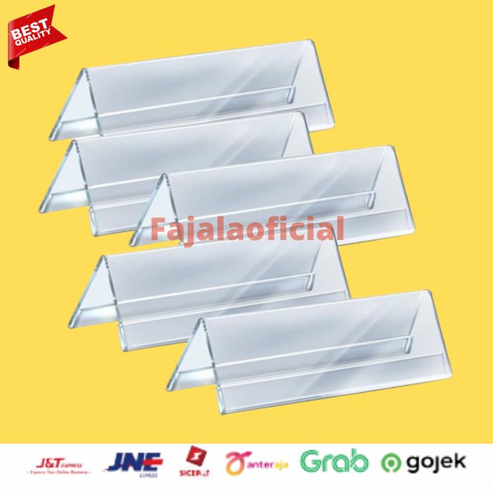 Jual Akrilik nama meja panitia segitiga / akrilik Tempat Nama - Jakarta ...