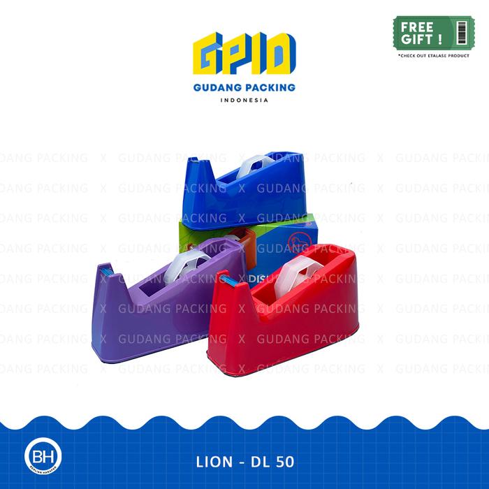 Jual LION - DL 50 Tape Dispenser / Tape Cutter 1" inch - Jakarta Barat ...