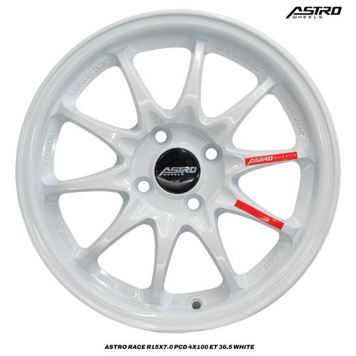 Promo Velg Mobil Astro Race Ring 15X6.5 PCD 4X100 ET38 White Cicil 0% ...